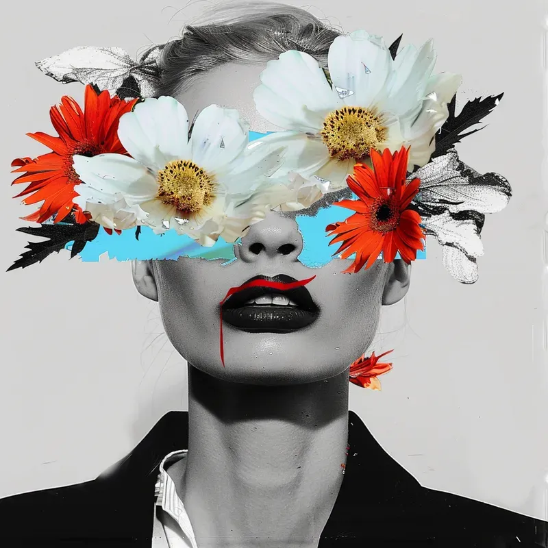 Modern Surrealist Portrait Photographs Midjourney Prompt | PromptBase