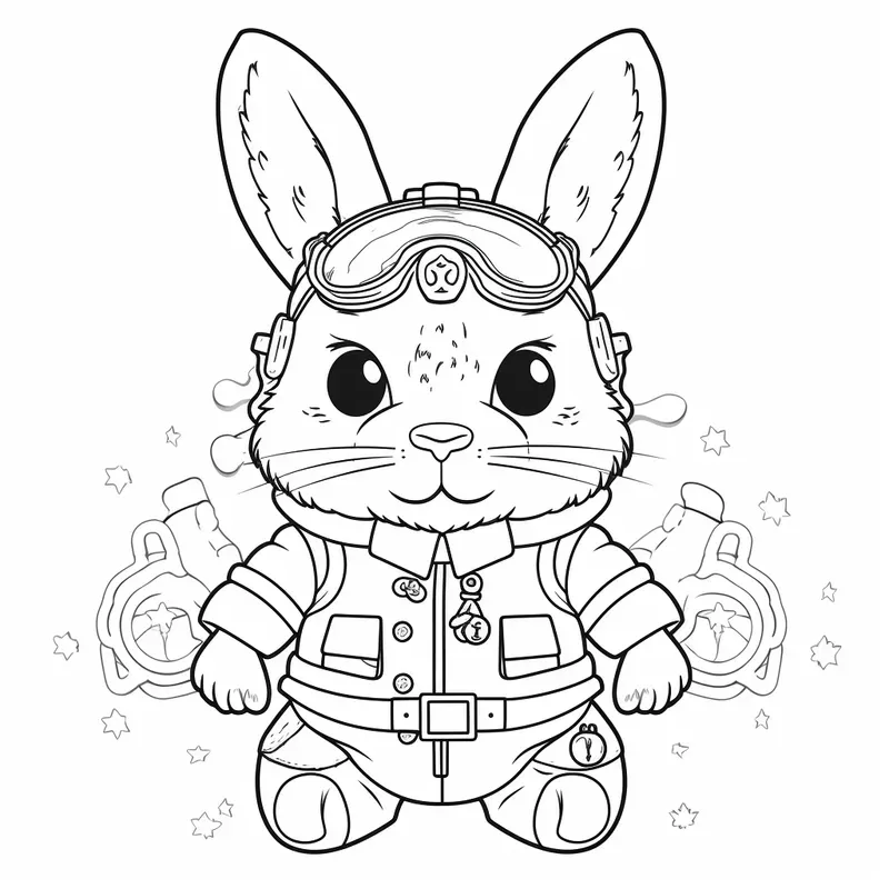 Character Designs For Kids Colouring Pages Midjourney Prompt | PromptBase