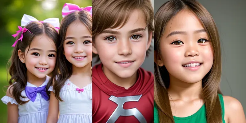 Photorealistic High Detailed Kids Stable Diffusion Prompt | PromptBase