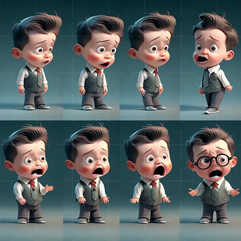 A Cartoon Style Avatars With Mults Midjourney Prompt | PromptBase