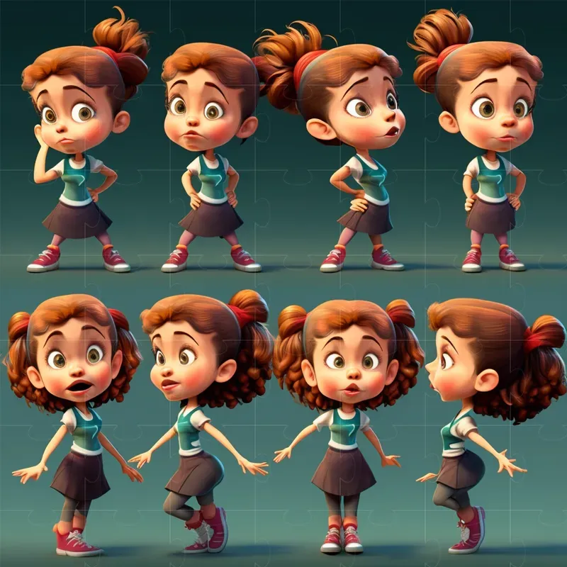 A Cartoon Style Avatars With Mults Midjourney Prompt | PromptBase