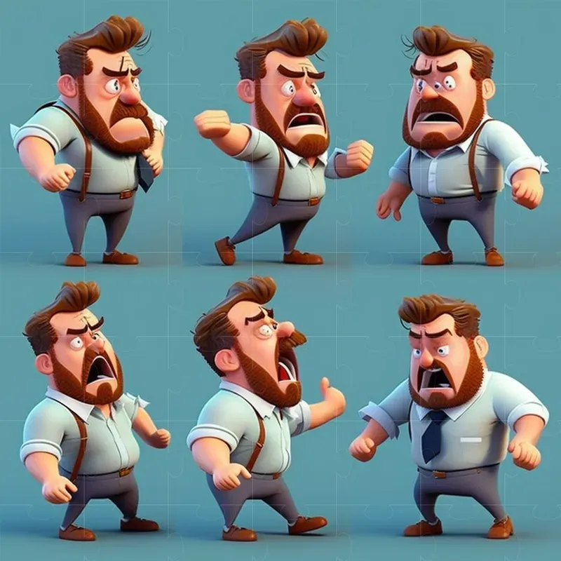 A Cartoon Style Avatars With Mults Midjourney Prompt | PromptBase