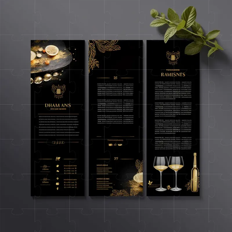 Elegant Concept Custom Menus Midjourney Prompt | PromptBase