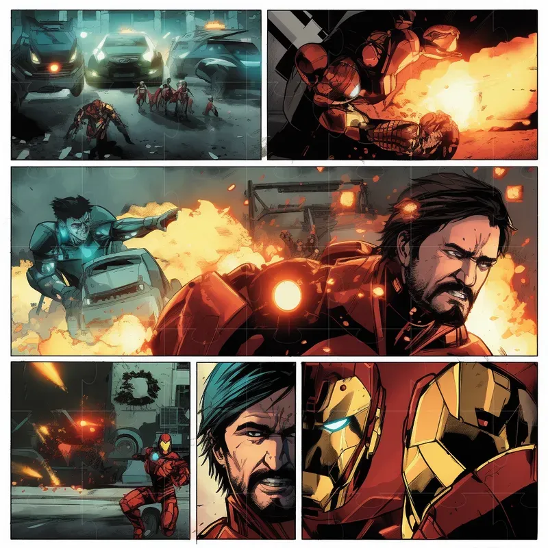 Marvel Style Comics Midjourney Prompt | PromptBase