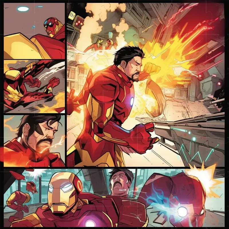 Marvel Style Comics Midjourney Prompt | PromptBase