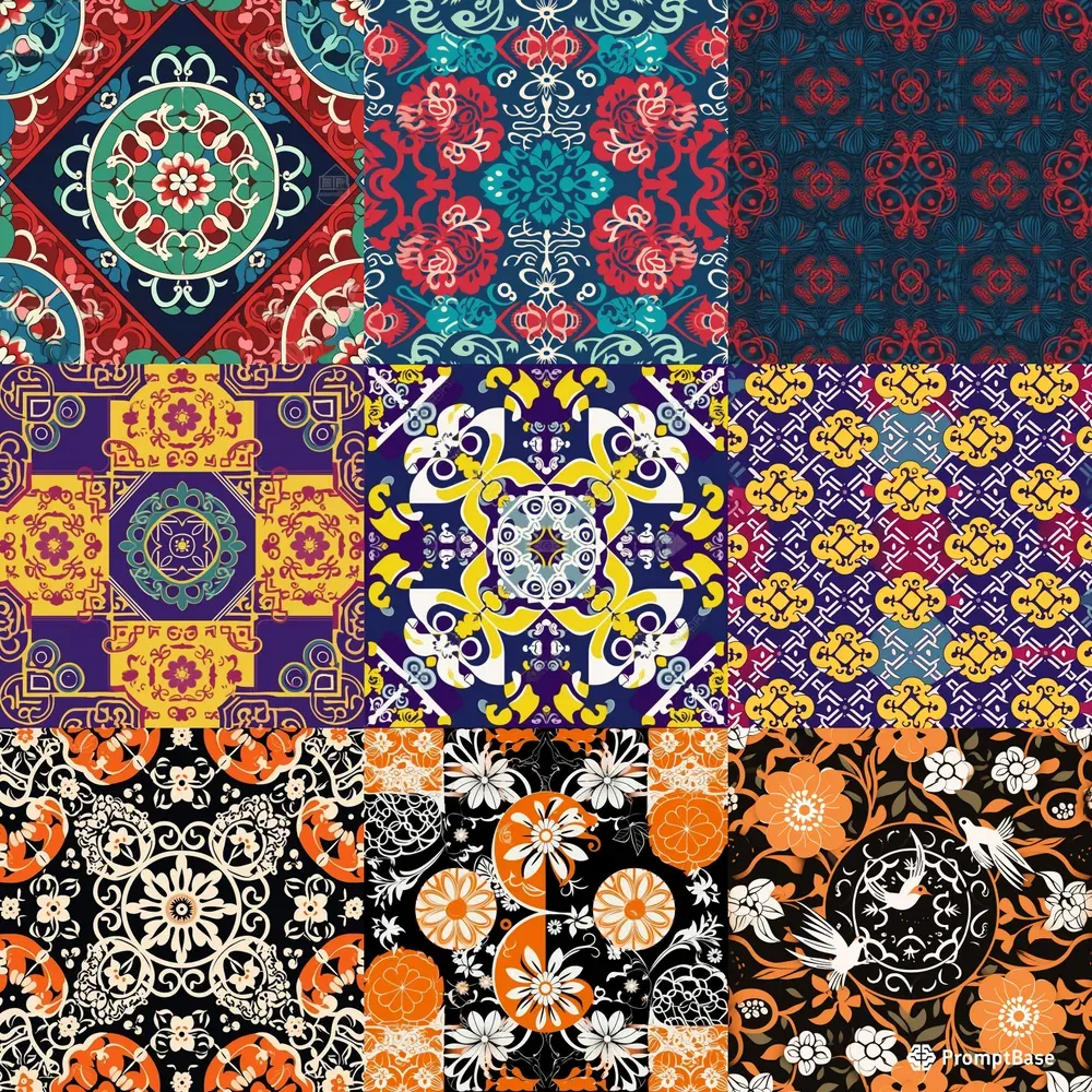 Traditional Chinese Pattern Papers Midjourney Prompt | PromptBase