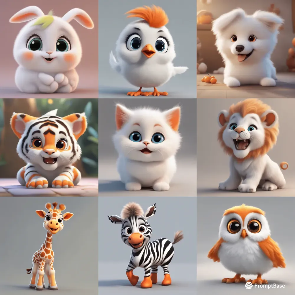 Pixars Fluffy Dreams The Whimsical Babies Stable Diffusion Prompt ...