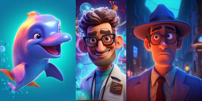 Pixar Style Characters Midjourney Prompt | PromptBase