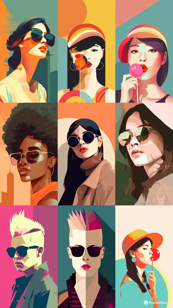 Adobe Illustrator Type Illustrations Midjourney Prompt | PromptBase