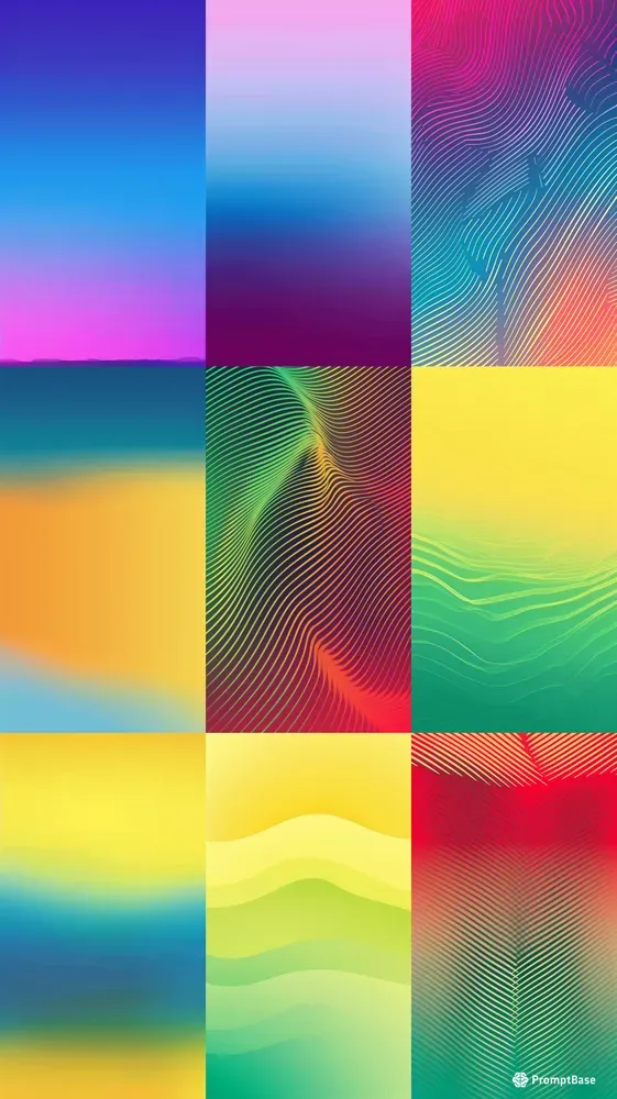 Nostalgic Gradient Wallpapers Midjourney Prompt | PromptBase