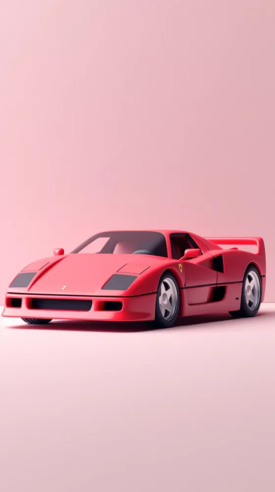 Clean 3D Render Car Wallpapers Midjourney Prompt | PromptBase