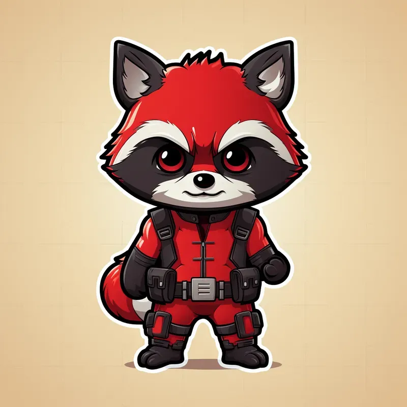 Heroic Animal Stickers Brave Icons Midjourney Prompt | PromptBase
