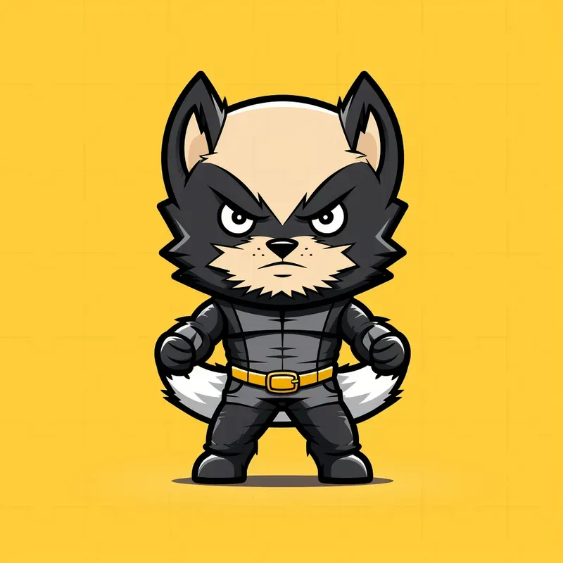 Heroic Animal Stickers Brave Icons Midjourney Prompt | PromptBase