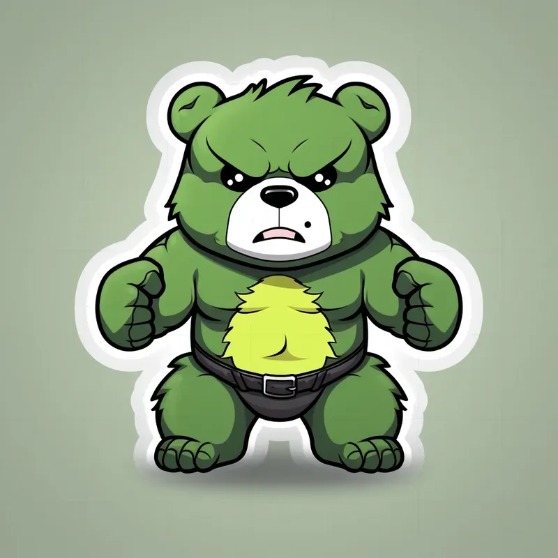 Heroic Animal Stickers Brave Icons Midjourney Prompt | PromptBase