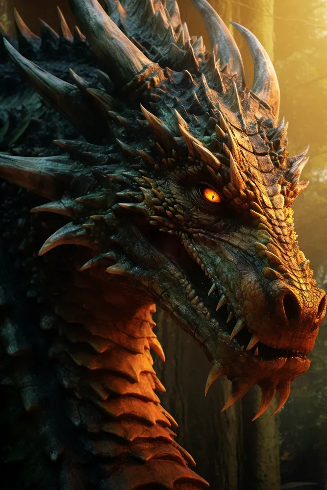 Mythological Creatures Portraits Midjourney Prompt | PromptBase