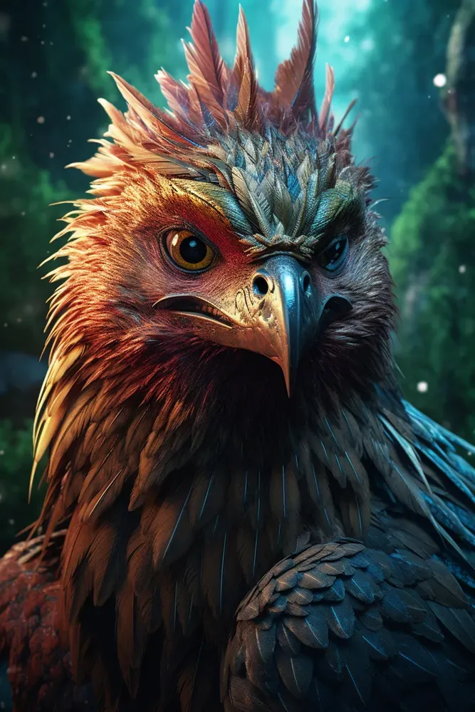 Mythological Creatures Portraits Midjourney Prompt | PromptBase