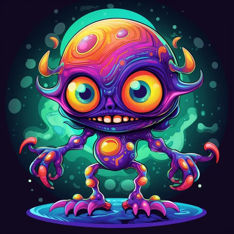 Alien Adventures Whimsical Playgrounds Midjourney Prompt | PromptBase