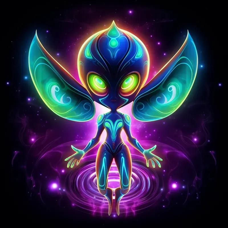 Alien Adventures Whimsical Playgrounds Midjourney Prompt | PromptBase