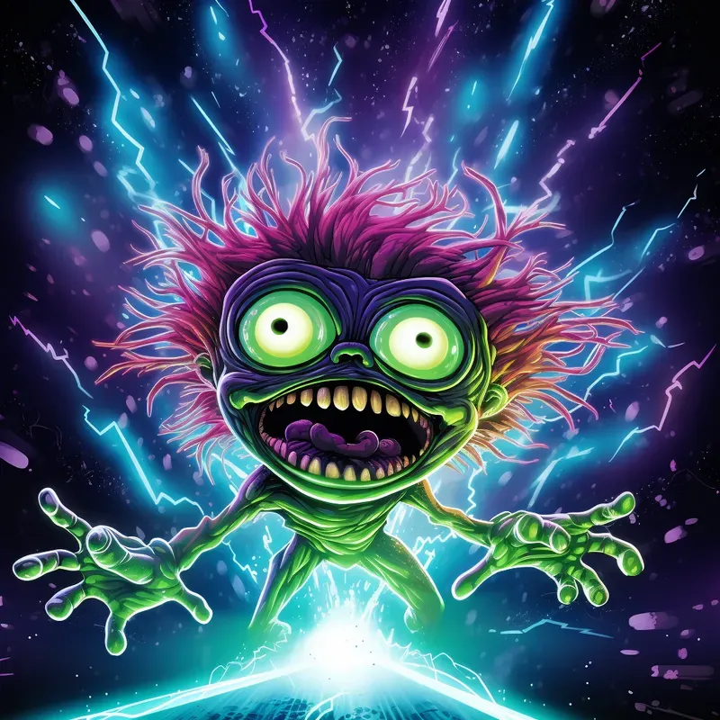 Alien Adventures Whimsical Playgrounds Midjourney Prompt | PromptBase