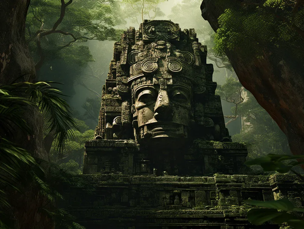 Mystic Maya Cities Of Secrets Midjourney Prompt | PromptBase