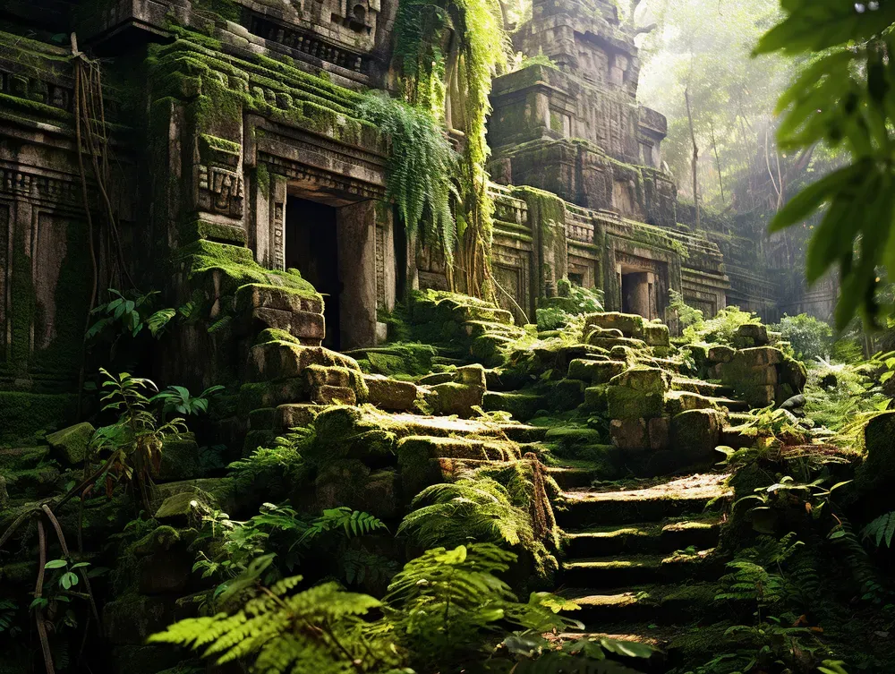 Mystic Maya Cities Of Secrets Midjourney Prompt | PromptBase