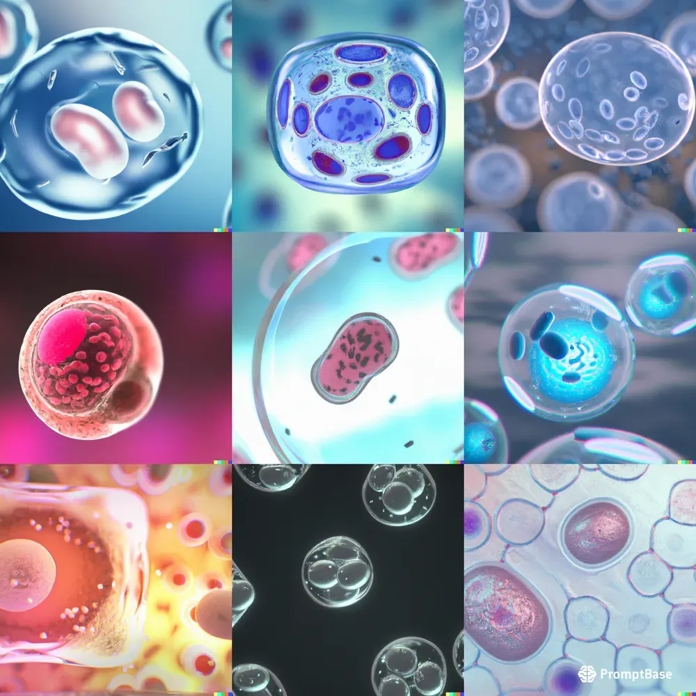 Microscopic Cells DALL·E Prompt | PromptBase