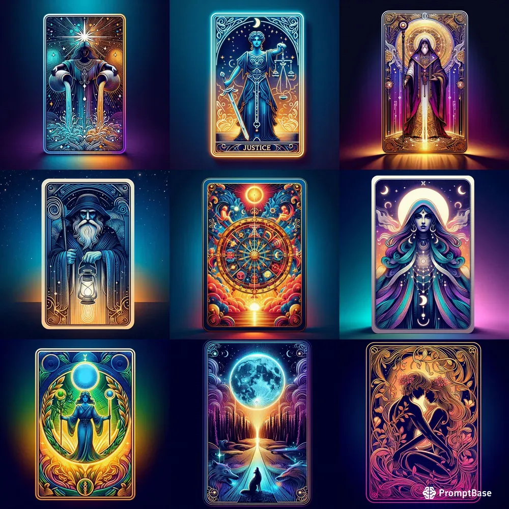 Magic Tarot Cards DALL·E Prompt | PromptBase