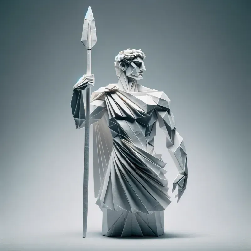 Origami Greek Gods DALL·E Prompt | PromptBase