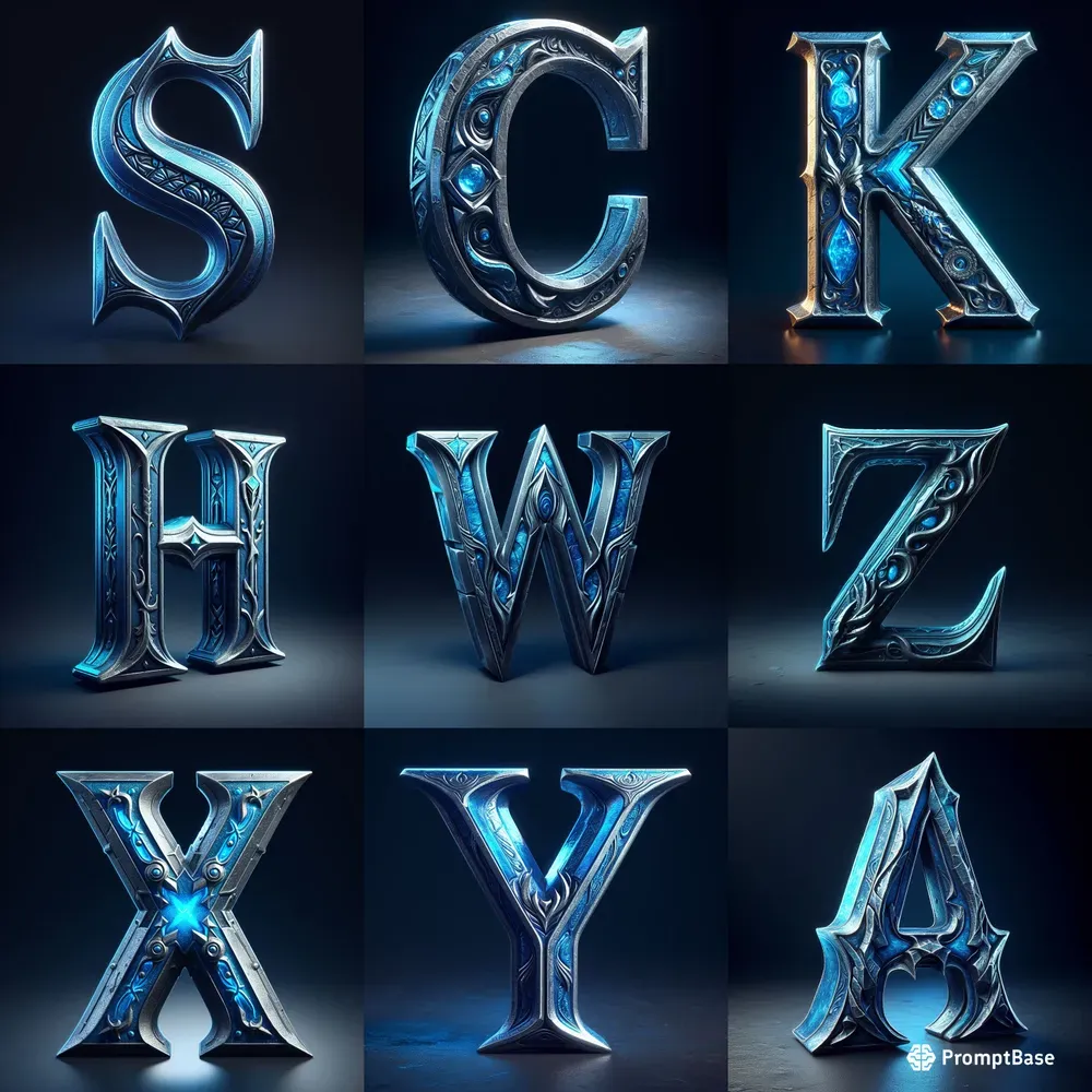 Fantasy Letter Art DALL·E Prompt | PromptBase