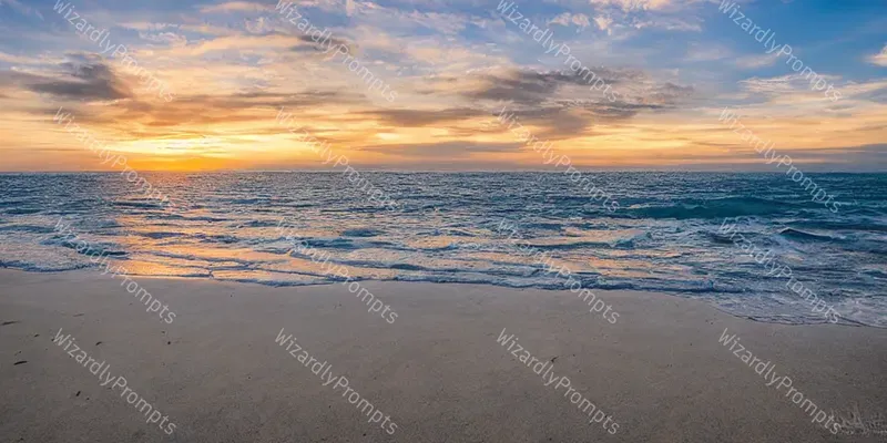 Wide Angle Beach Photos Stable Diffusion Prompt | PromptBase