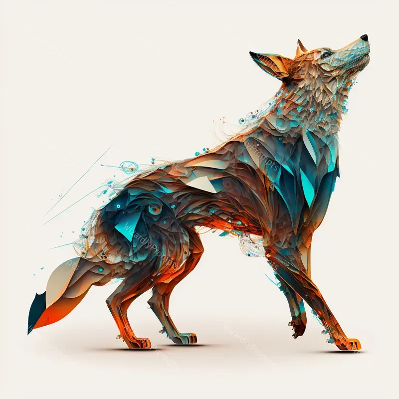 Abstract Animals For Posters And T-shirt Designs Midjourney Prompt ...