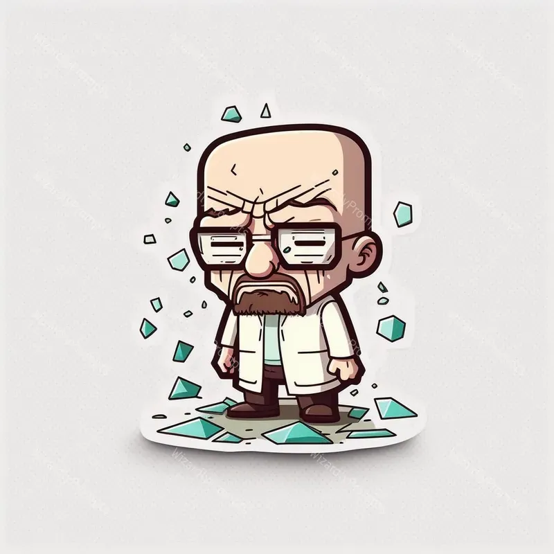 Cute 2D Anime Style Stickers Midjourney Prompt | PromptBase