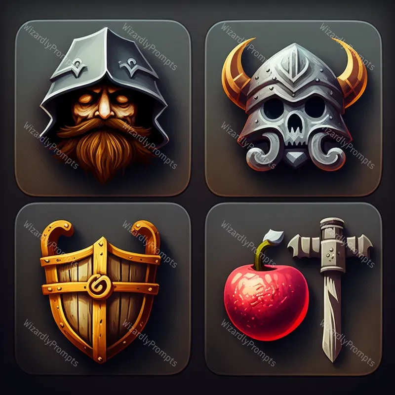 App Icons Midjourney Prompt | PromptBase
