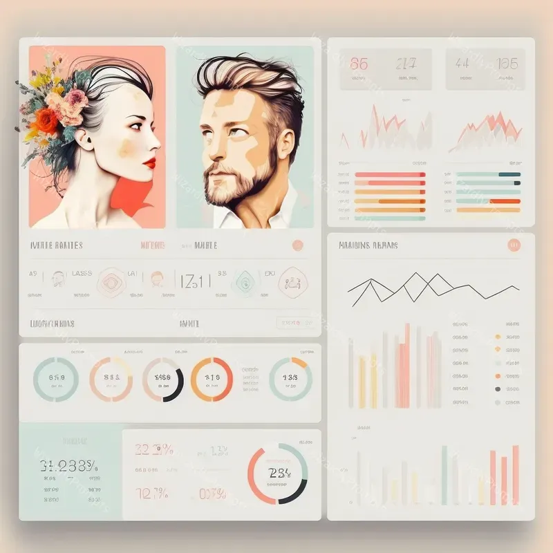 Minimalistic Dashboards Midjourney Prompt | PromptBase