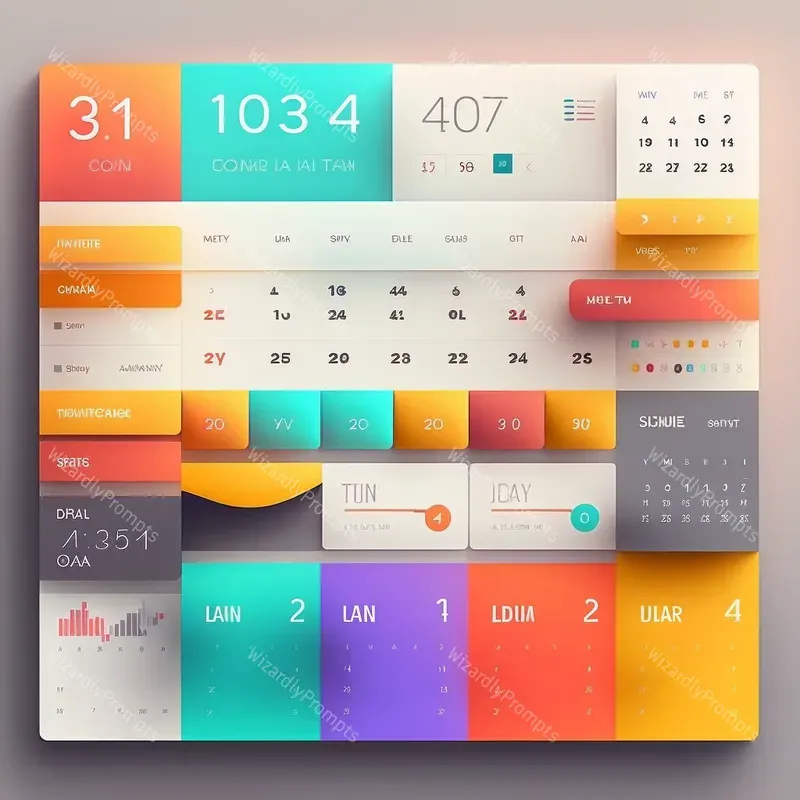 Minimalistic Dashboards Midjourney Prompt | PromptBase