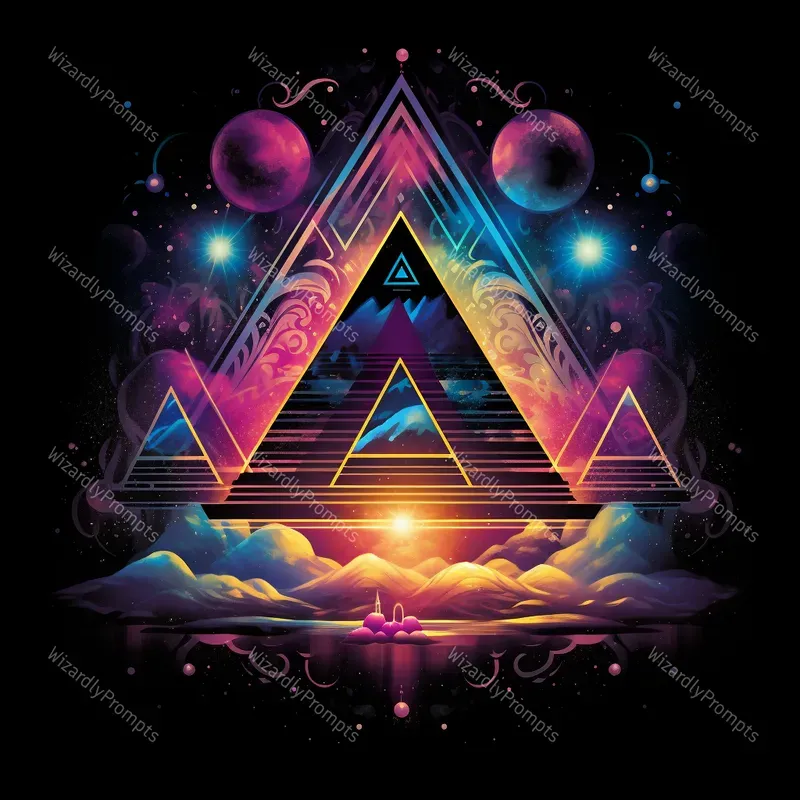 Cosmic Geometry Designs Midjourney Prompt | PromptBase