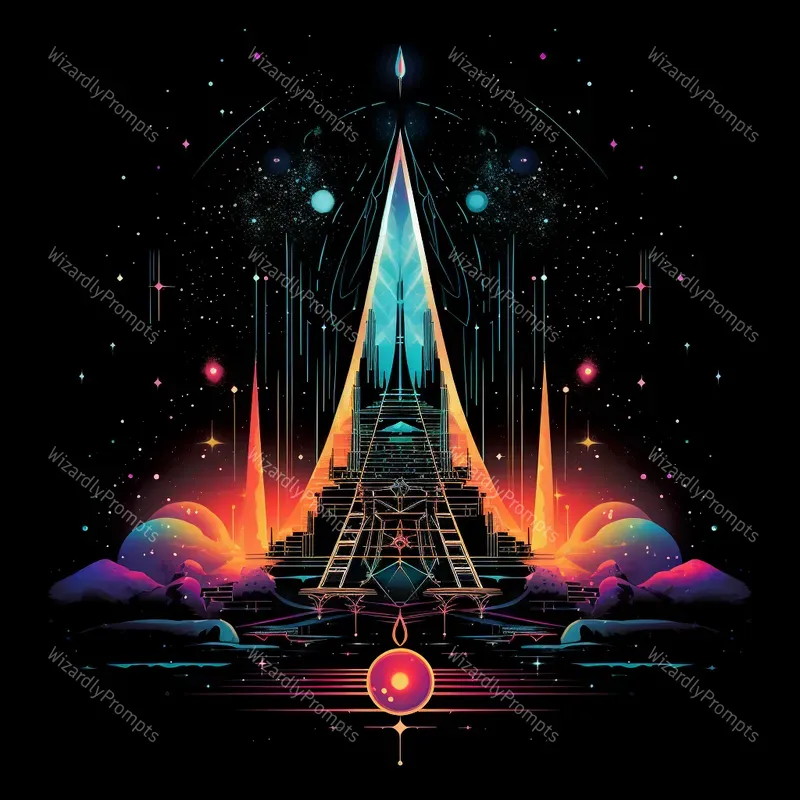 Cosmic Geometry Designs Midjourney Prompt | PromptBase