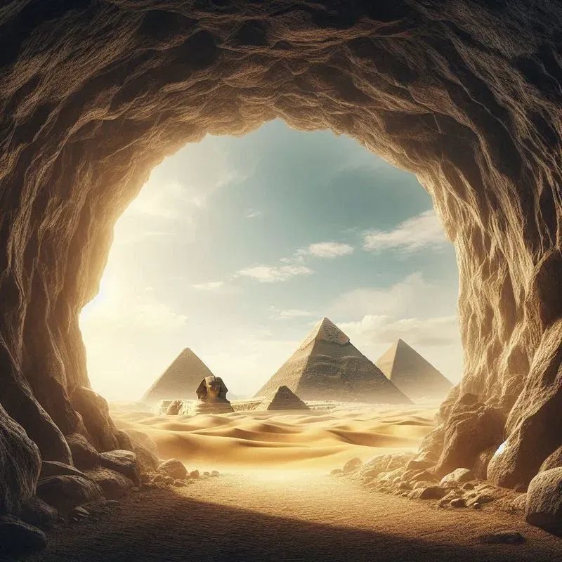 Realistic Views From Caves To Everywhere DALL·E Prompt | PromptBase