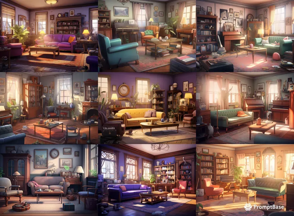 Detective Game Backgrounds Midjourney Prompt | PromptBase