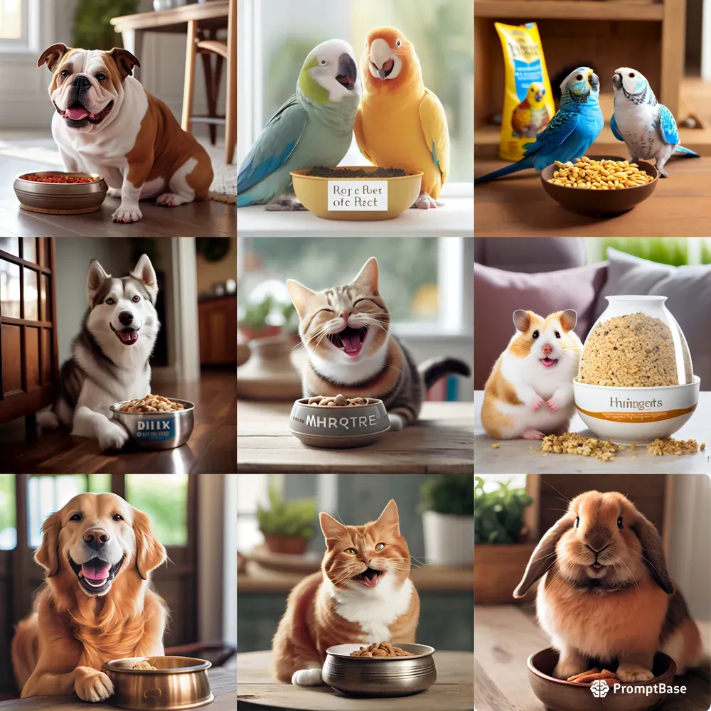 Realistic Pet Food Advertising Photos Midjourney Prompt | PromptBase