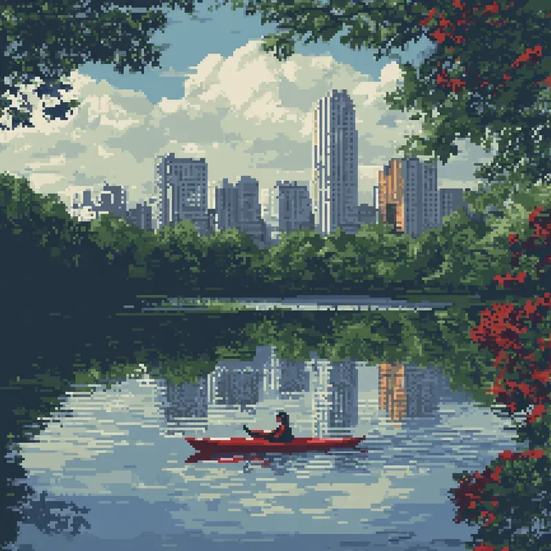 8-bit Pixel Art Of Landscapes Midjourney Prompt | PromptBase