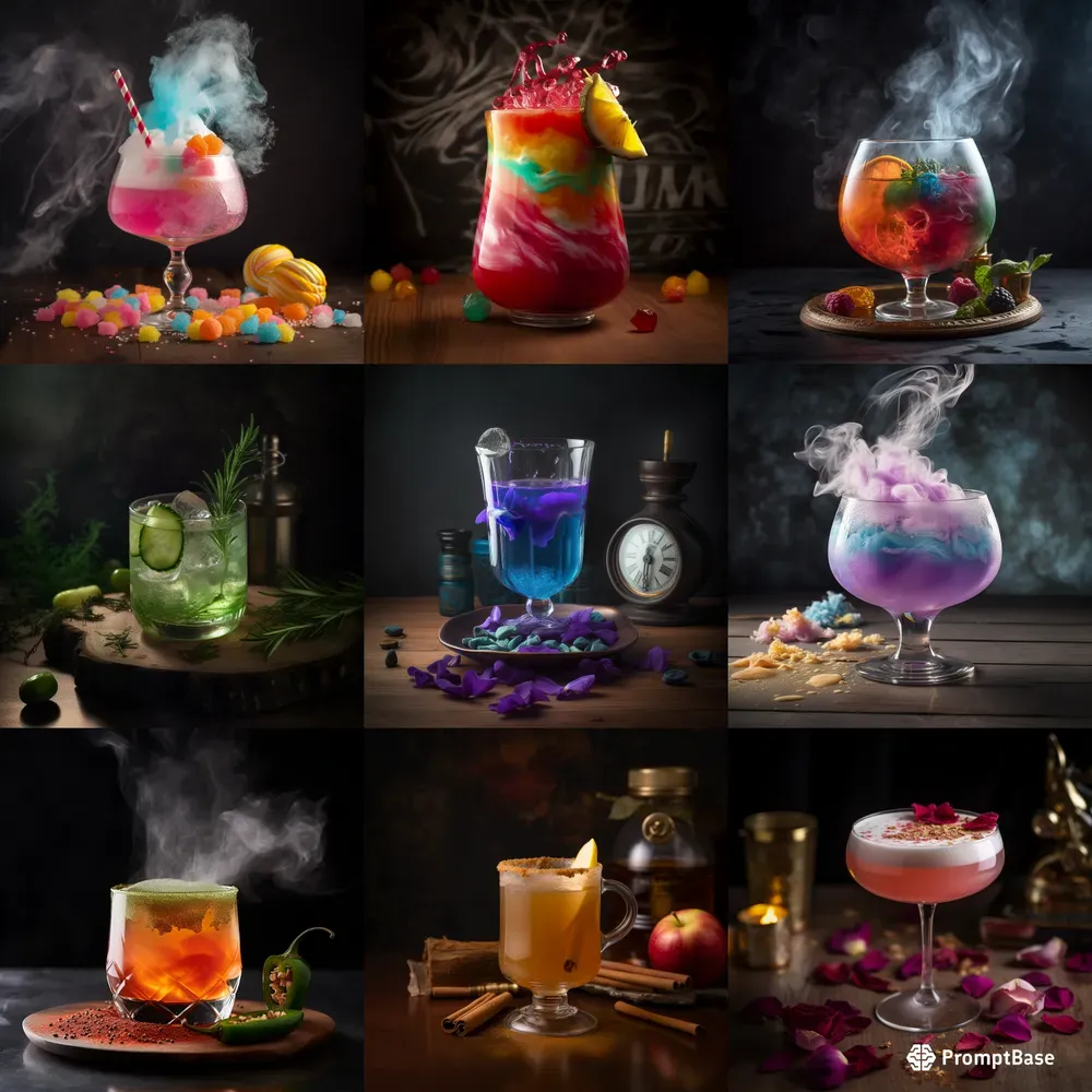 Cocktail Designs Midjourney Prompt | PromptBase