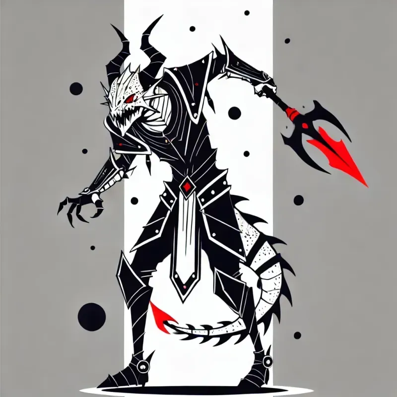 Monochrome Character Illustrationicons DALL·E Prompt | PromptBase