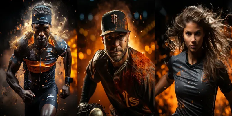 Intense Sports Action Photographs Midjourney Prompt | PromptBase