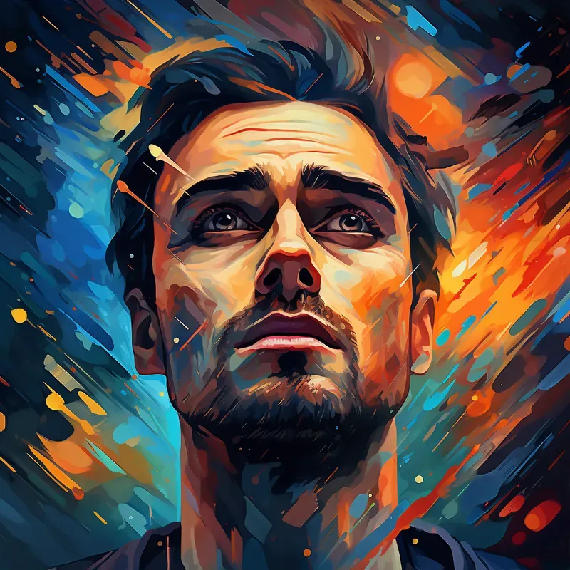 Colorful Portraits Illusory Wallpapers Midjourney Prompt | PromptBase