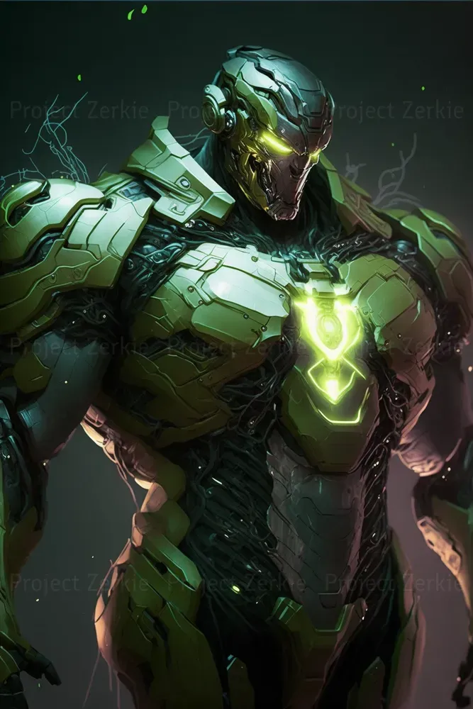 Cyberpunk Hi-tech Armor Designs Midjourney Prompt | PromptBase