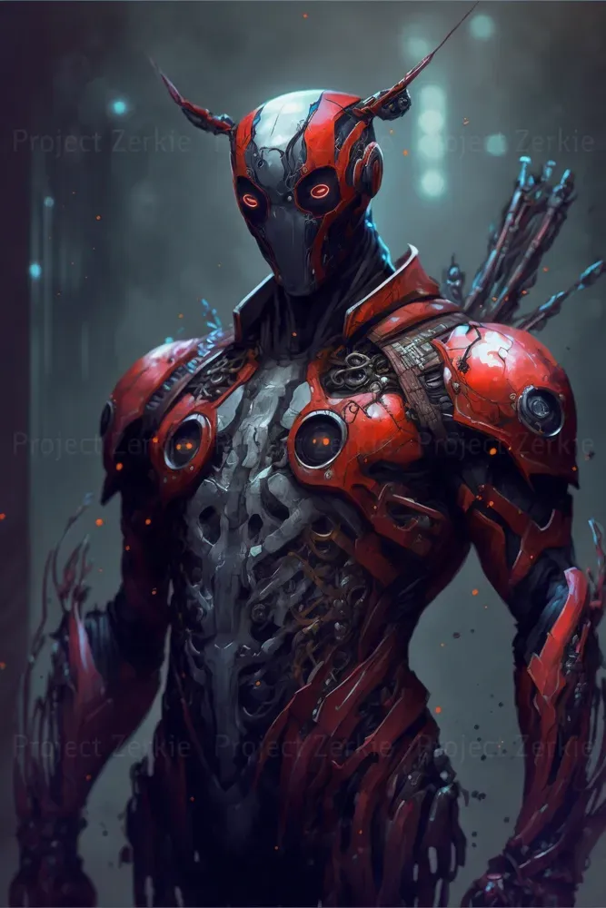 Cyberpunk Hi-tech Armor Designs Midjourney Prompt | PromptBase