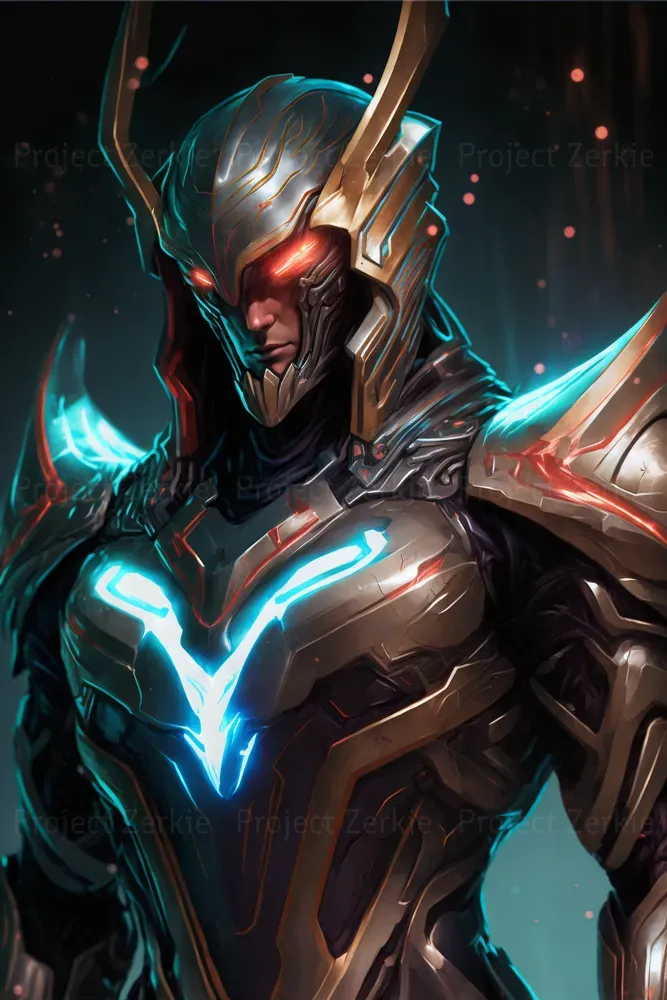 Cyberpunk Hi-tech Armor Designs Midjourney Prompt | PromptBase