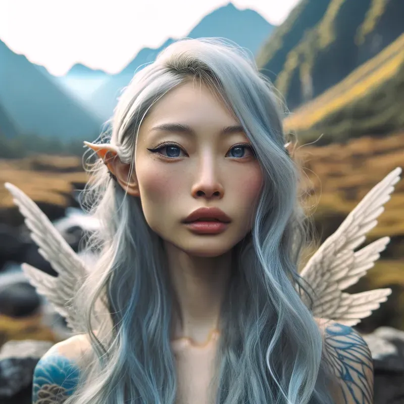 Realistic Portraits Of People Angels DALL·E Prompt | PromptBase