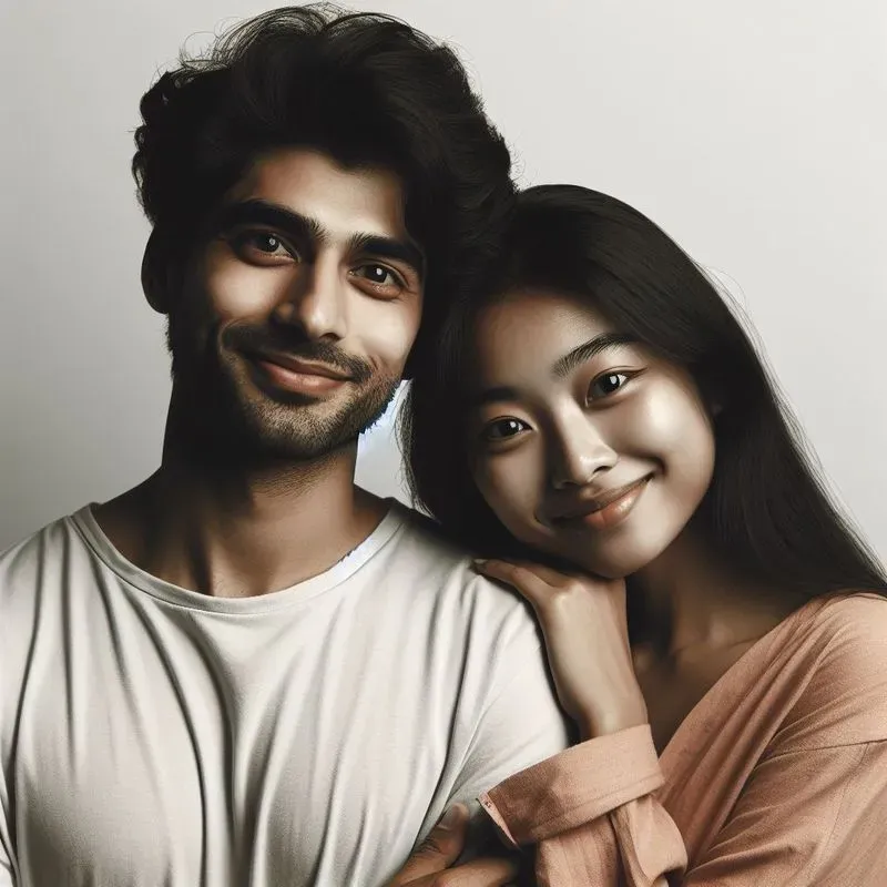 Realistic Portraits Of Couples DALL·E Prompt | PromptBase
